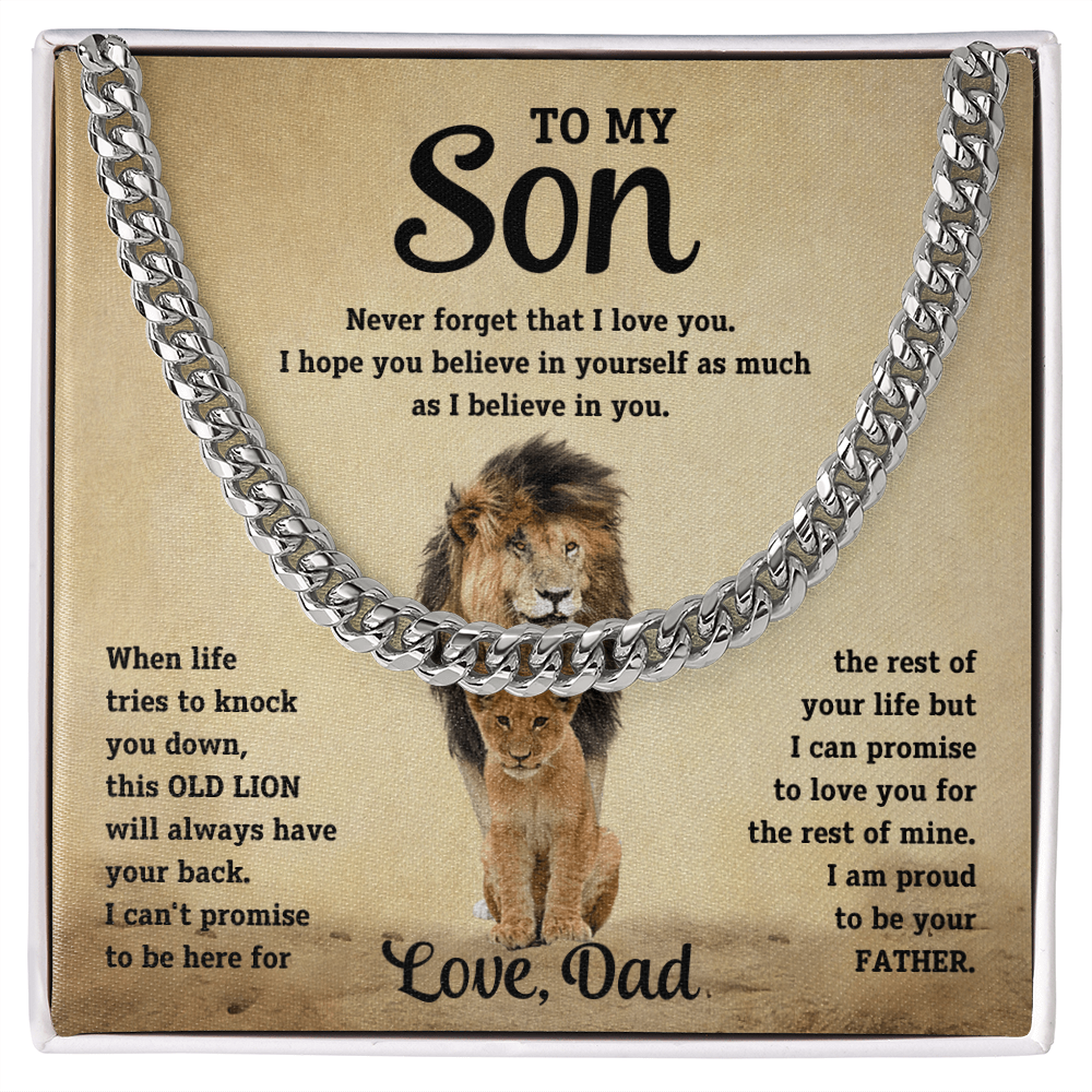 To My Son, I Am Proud To Be Your Father, Love, Dad – Sally's Trunk